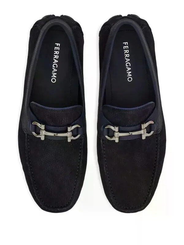 FERRAGAMO Gancini Embellished Loafers