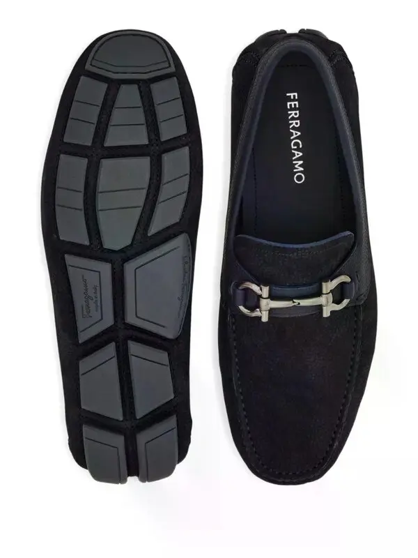 FERRAGAMO Gancini Embellished Loafers