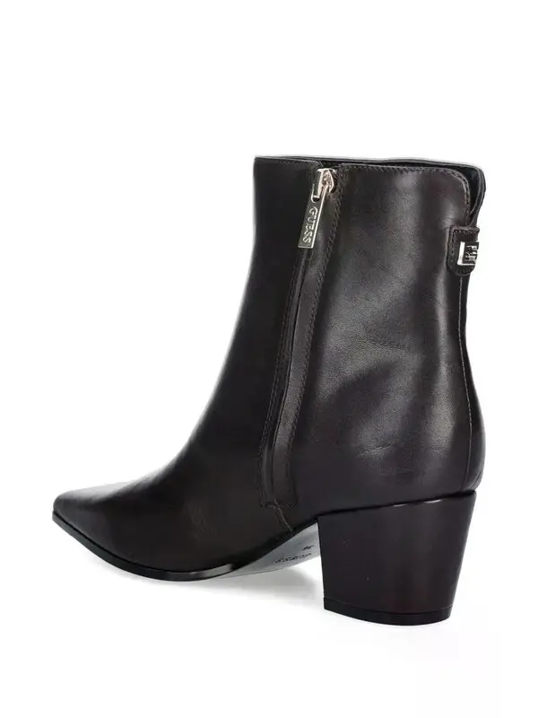 Guess Halisa Leather Ankle Boots