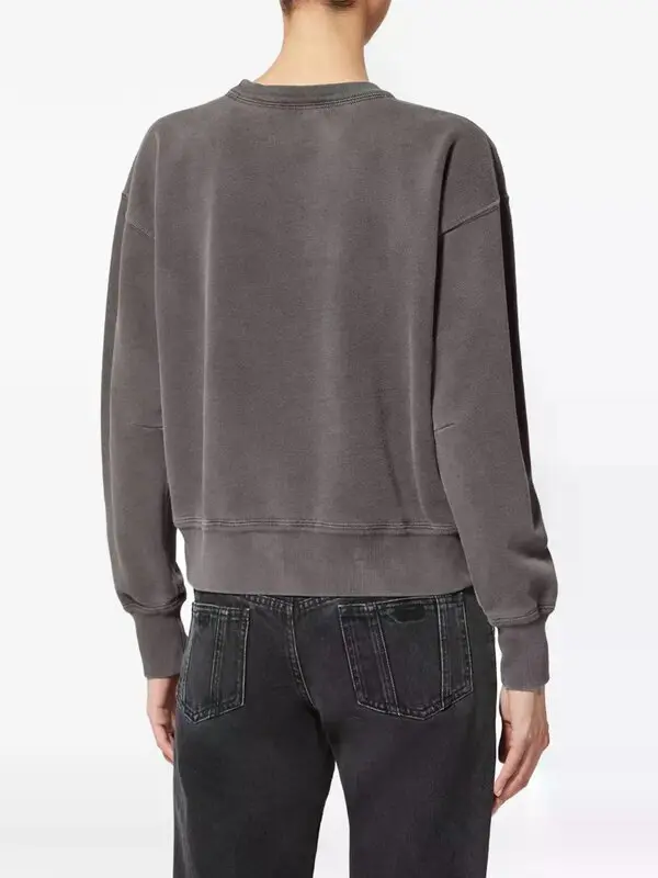 MARANT ETOILE Logo Detail Sweatshirt - Grey