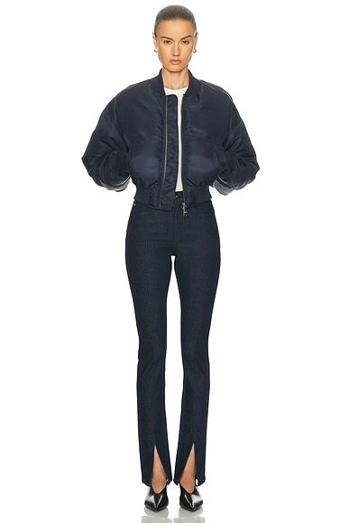 GRLFRND Scoop Hem Long Sleeve Tee