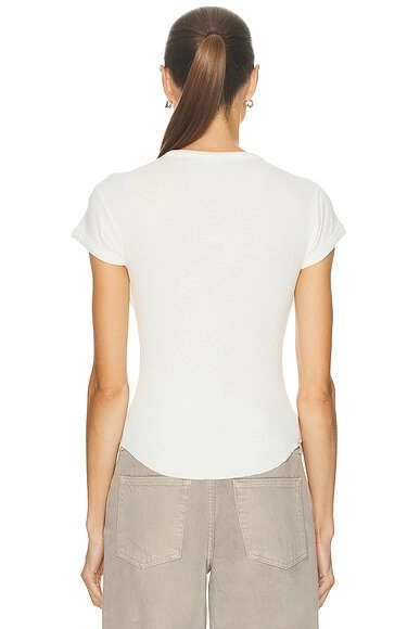 GRLFRND Scoop Hem Baby Tee - Bone