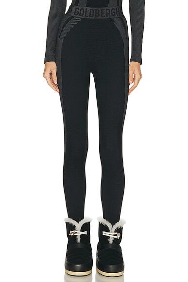 Goldbergh Contour Baselayer Pant - Black