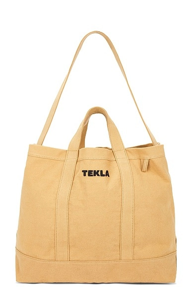 TEKLA Cotton Beach Tote - Camel