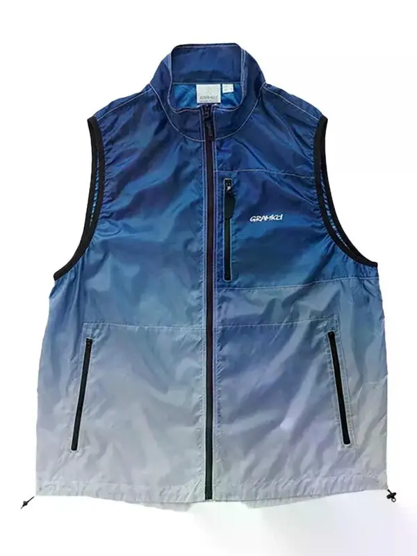 Gramicci Ripstop-texture Gilet - Blue