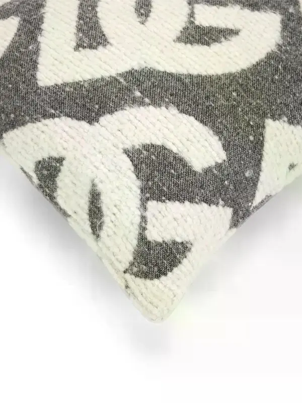 Dolce & Gabbana Logo-patterned Cushion - Grey
