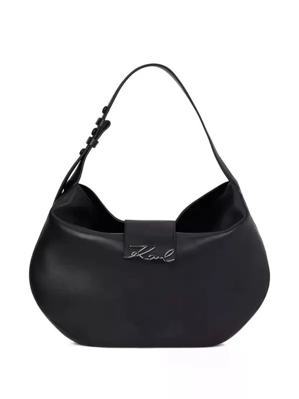 Karl Lagerfeld K/signature Shoulder Bag - Black