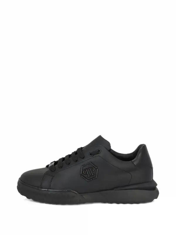 Philipp Plein Hexagon-logo Leather Lace-up Sneakers
