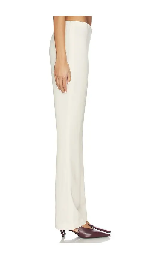 EAVES Auda Polished Crepe Pant - Ivory