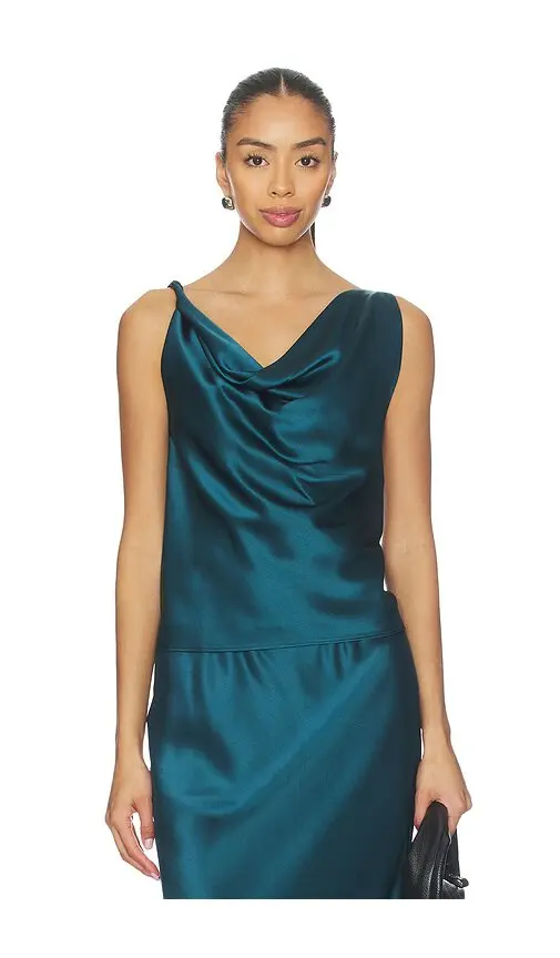 LESET Barb Shell Top - Teal