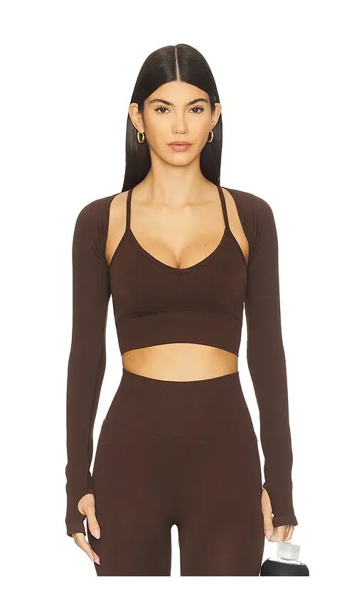 WELLBEING + BEINGWELL Perrie Seamless Shrug