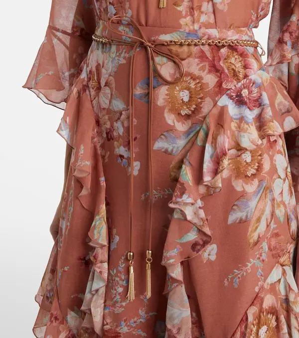 Zimmermann Awaken Floral Maxi Skirt - Multicoloured