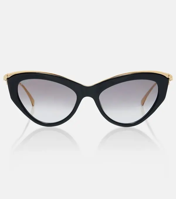 Cartier Panthère De Cat-eye Sunglasses - Black