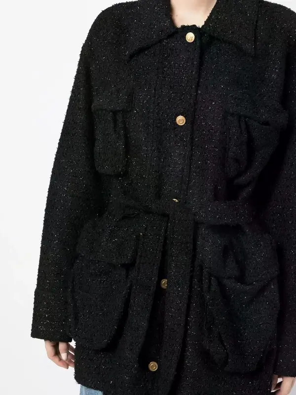 Blumarine Bouclé Button-up Jacket