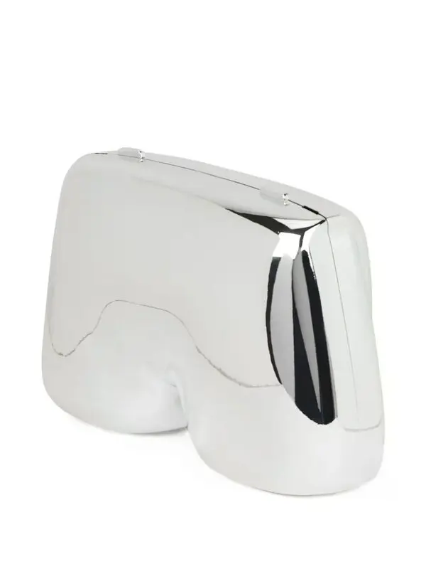 Karl Lagerfeld Ikon K Clutch Bag - Silver