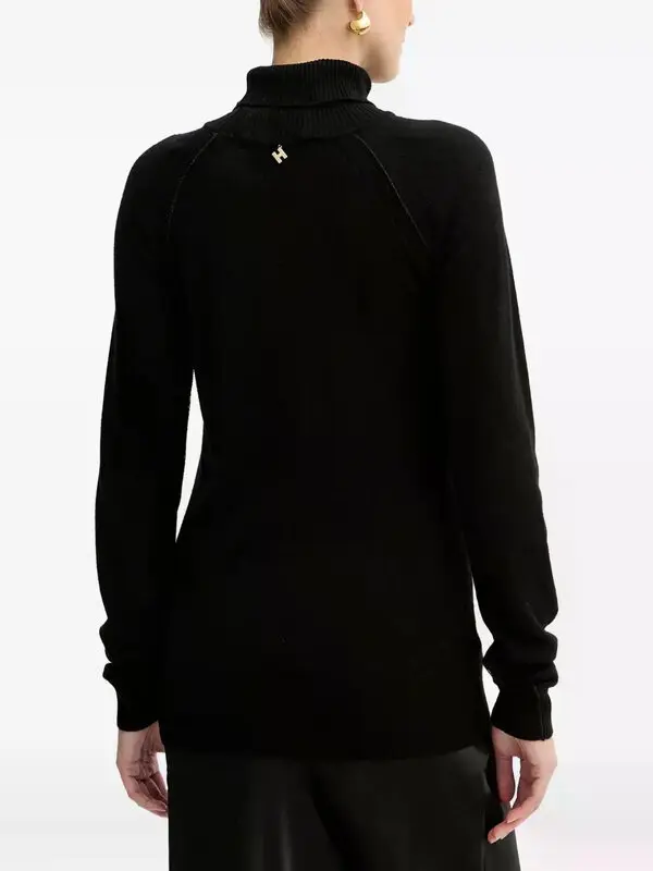 SILVIAN HEACH Roll Neck Logo Detail Sweater
