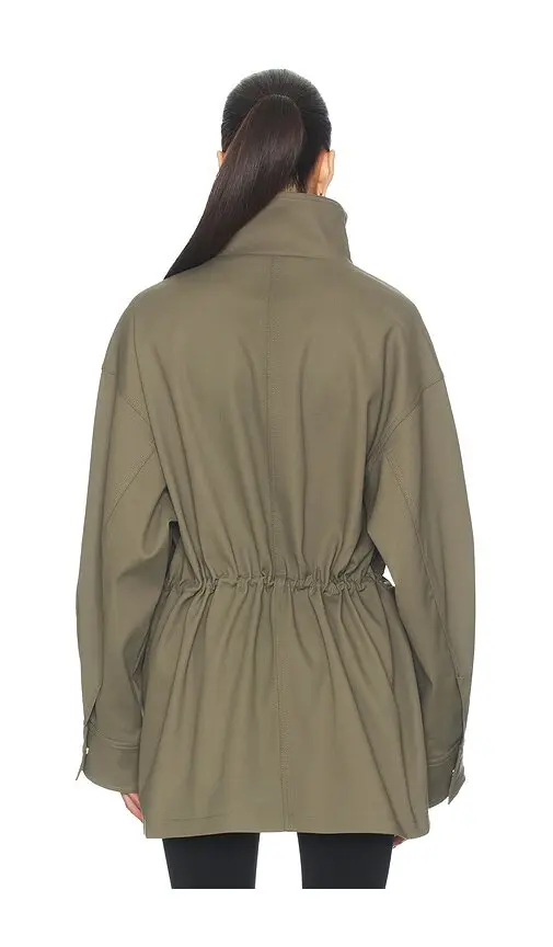 EAVES Mai Compact Suiting Parka Jacket In . Also