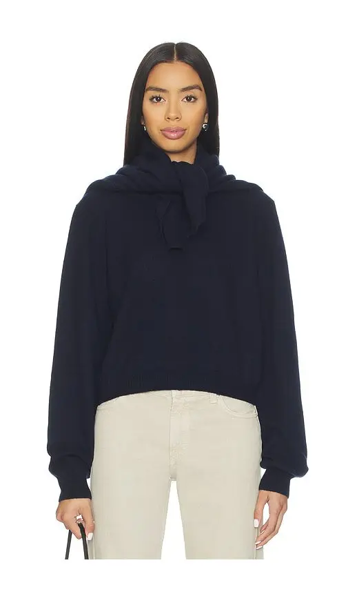 EAVES Parris Detachable Kerchief Crew - Navy