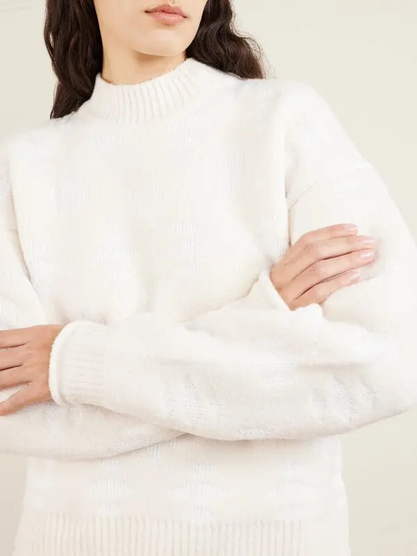Aztech Mountain Oversized Jacquard-knit Wool-blend Sweater - Multi