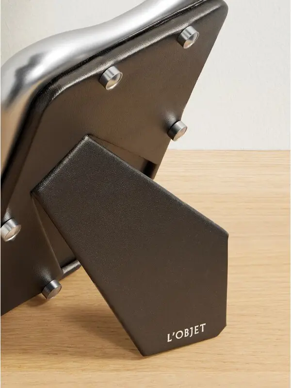 L'Objet Anton Platinum-plated 4x6" Picture Frame