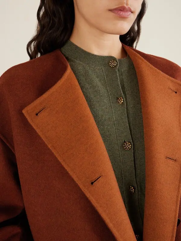 Loro Piana Boris Double-breasted Cashmere Coat