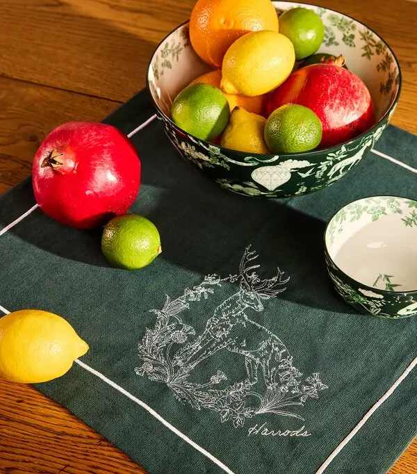 Harrods Cotton-linen Toile Napkins