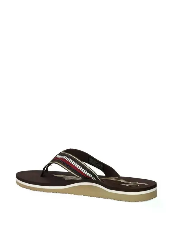 Tommy Hilfiger Signature Tape Flip Flops - Black