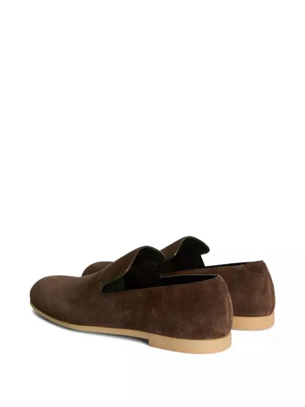 JIL SANDER Suede Slip-on Loafers