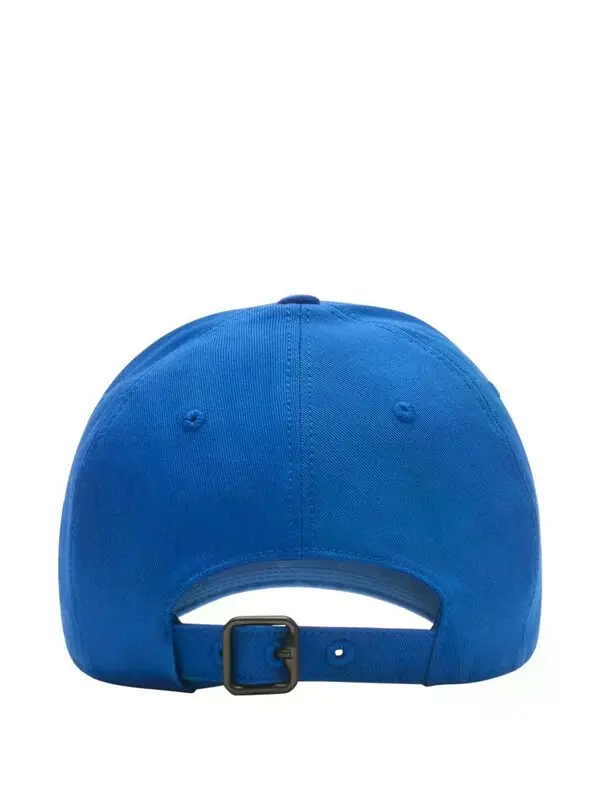 Burberry Thistle Shield Gabardine Baseball Cap - Blue