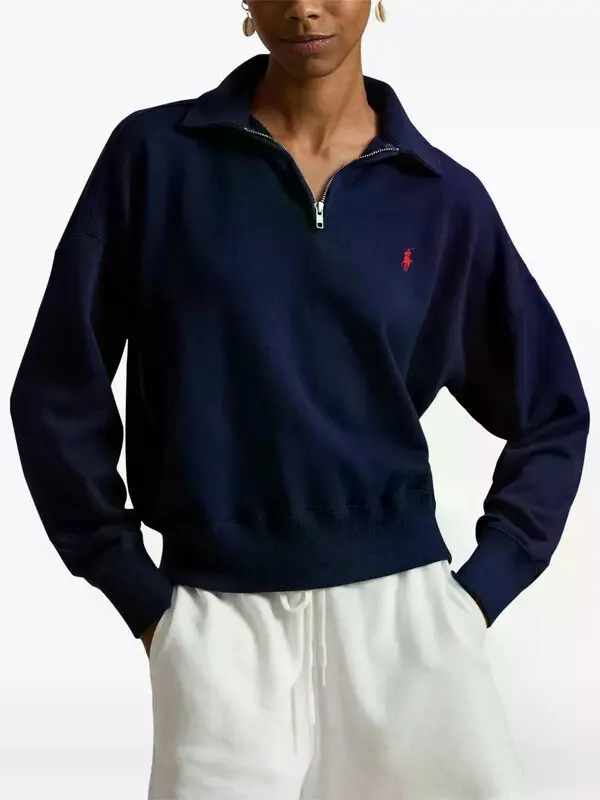 Polo Ralph Lauren Embroidered Logo Sweatshirt - Blue