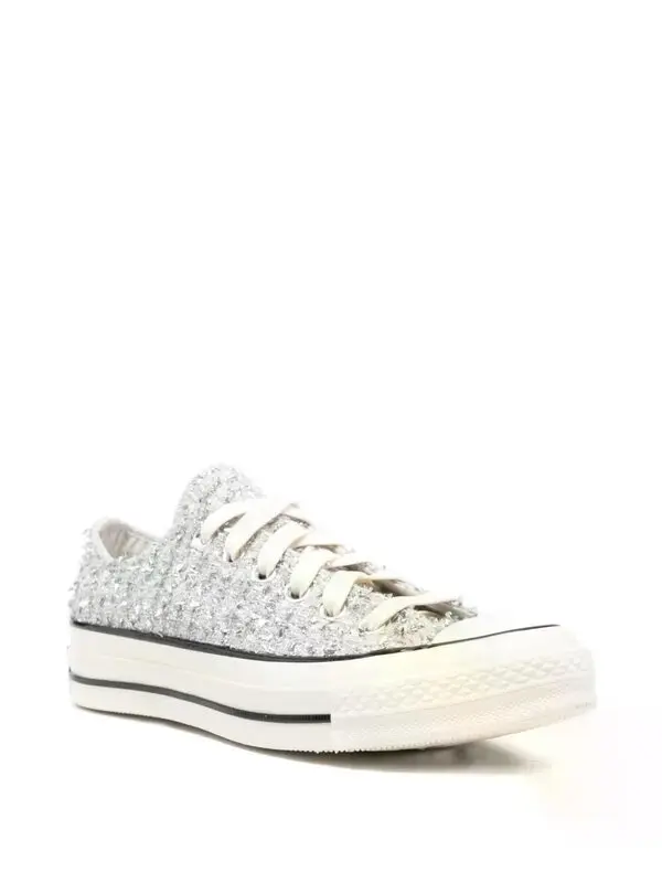 CONVERSE Chuck 70 Ox Textured Sneakers - Silver
