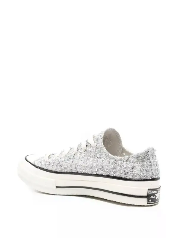 CONVERSE Chuck 70 Ox Textured Sneakers - Silver