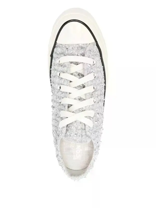 CONVERSE Chuck 70 Ox Textured Sneakers - Silver