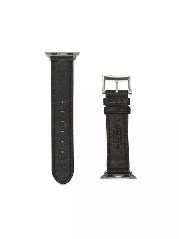 Mcm Embossed Monogram Leather Apple Watch Band