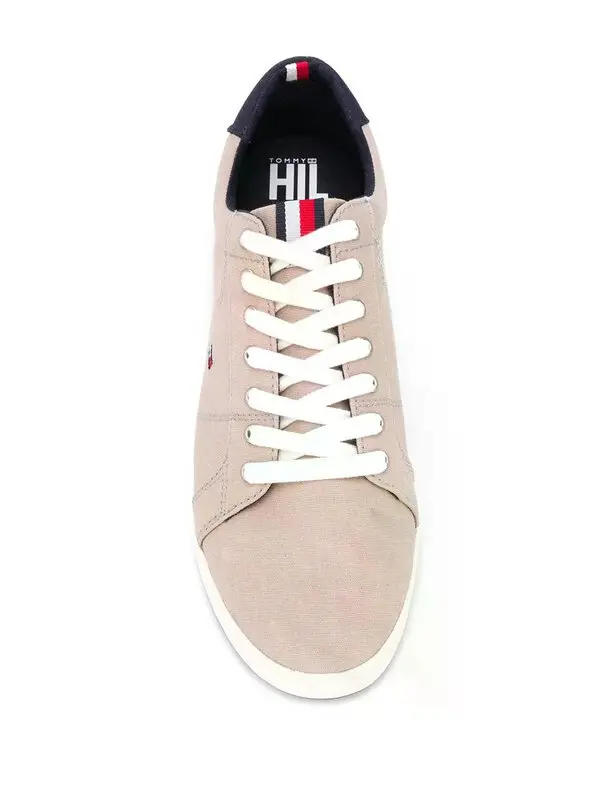 Tommy Hilfiger Iconic Lace-up Sneakers - Neutrals