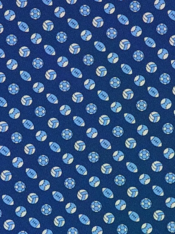 FERRAGAMO Silk Neck Tie - Blue