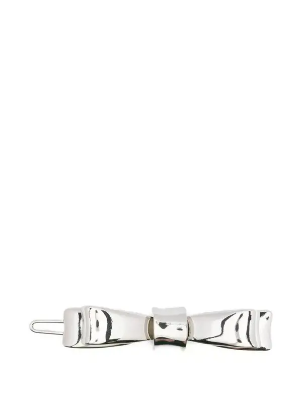 Blumarine Bow Detail Hair Pin - Silver