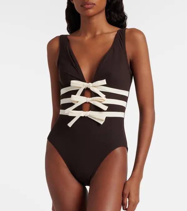 KARLA COLLETTO Lenora Bow-detail Swimsuit
