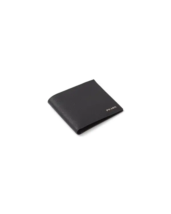 Prada Saffiano Leather Wallet - Black