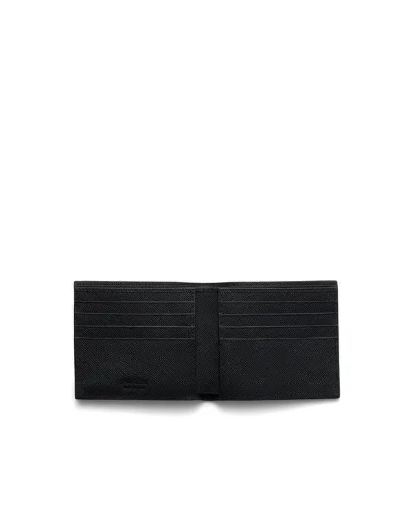 Prada Saffiano Leather Wallet - Black