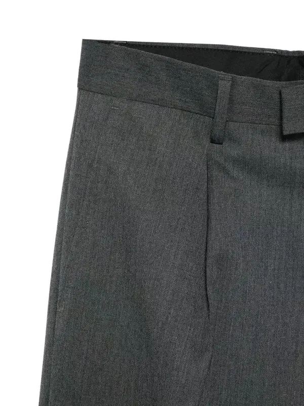 LOW BRAND Kim Trousers With Pleat Detailing - Grey
