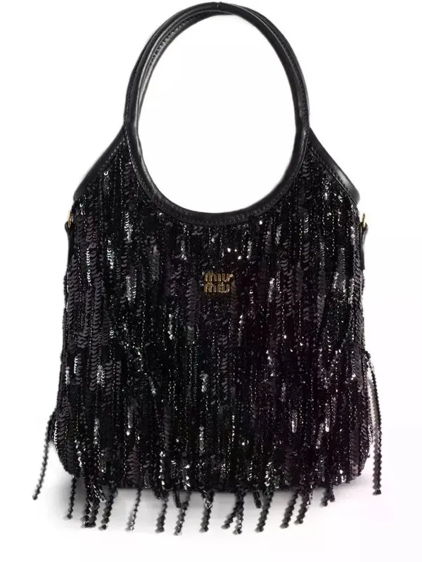Miu Miu Sequin Embellishment Tote Bag