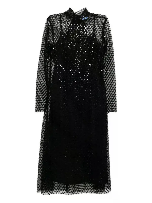 MACGRAW Perception Maxi Dress With Sequin Embellishment