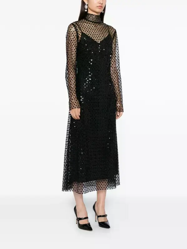MACGRAW Perception Maxi Dress With Sequin Embellishment