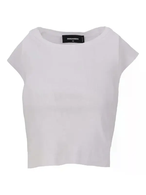 Dsquared2 Ribbed T-shirt - White
