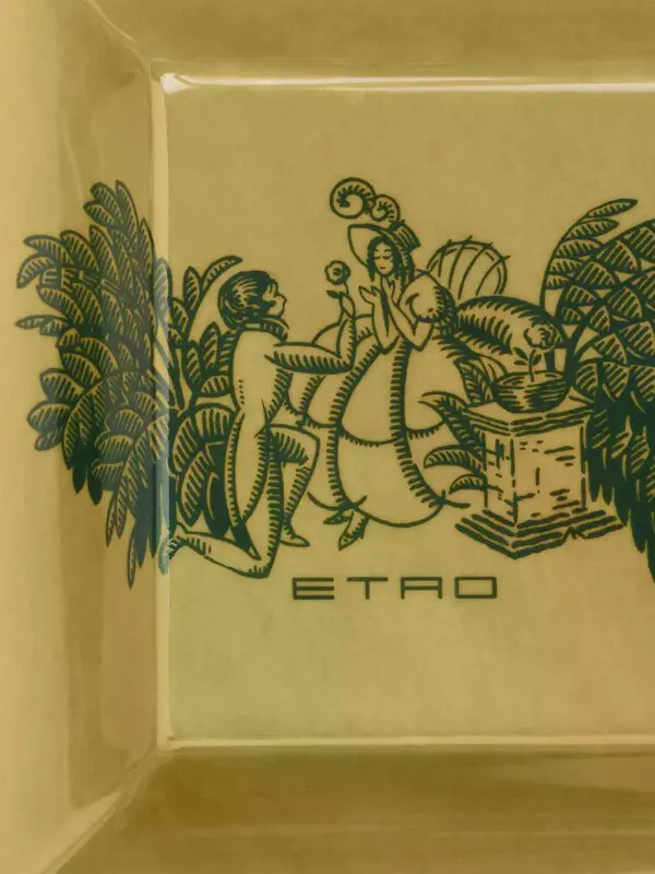 Etro Amanti-motif Porcelain Tray