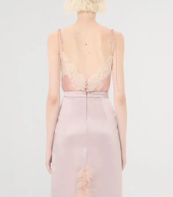 Valentino Garavani Silk Lace-trim Camisole