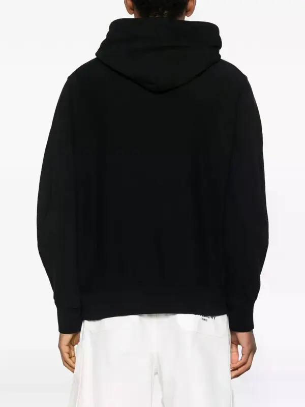 Givenchy Cross-stitching Logo Detail Hoodie