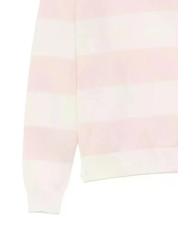 Cynthia Rowley Striped Crew Neck Long Sleeve Top