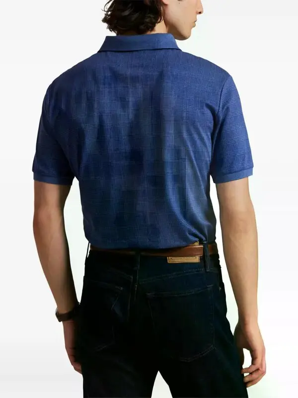 Polo Ralph Lauren Short-sleeve Check-pattern Polo Shirt